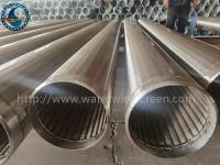 China Stainless Steel Od168mm Wedge Wire Screen Pipe With 1.0mm Slot for sale