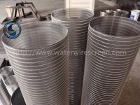 China Stainless Steel 304 Johnson 0.5mm Slot Reverse Wedge Wire Screen for sale