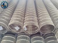 China Sus304 Profile 80mm OD V Wire Screen Filter Screw Press Baskets for sale