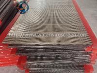 China 1.7mm Slot Aisi 304 Wedge Wire Panels With Polyurethane Frame for sale