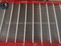 China 1.7mm Slot Aisi 304 Wedge Wire Panels With Polyurethane Frame for sale