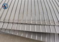 China 0.7mm Slot 100 Micron Sus Wedge Wire Screen Panels for sale