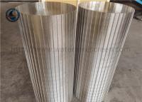 China Slotted Wedge Wire Screen Filter Johnson Well Mesh Stainless 304 316 316l for sale