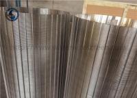 China Cylindrical Ss304 316l Welded Wedge Wire Screen for sale