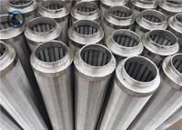 China No Clogging Less Pressure Drop Wedge Wire Screen Pipe 0.02mm Slot for sale