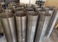China Stainless Steel Slot 60 5.8m Wedge Wire Filter All Welded for sale