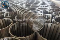 China Ss 316l Profile Vee Wire Screen 0.2mm Slot Id 40mm for sale
