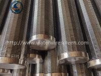 China Customized 20-200 Micron Johnson Wedge Wire Screens Stainless Steel for sale
