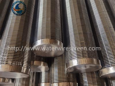 China Customized 20-200 Micron Johnson Wedge Wire Screens Stainless Steel for sale