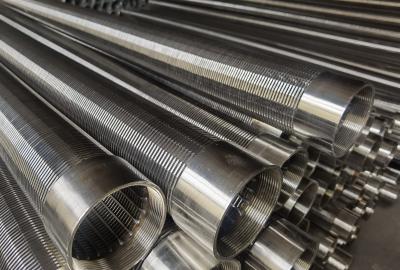 China Welded Stainless Steel Continuous Slot Screen For Water Well Drilling for sale