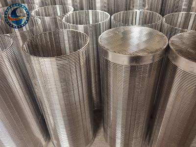 China 316l Stainless Steel Vee Wire Hydrogenation Wedge Wire Filter Screen for sale