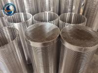 China 316l Stainless Steel Vee Wire Hydrogenation Wedge Wire Filter Screen for sale