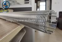 China Ss304 Pure Round Winding 2mm Slot Wedge Wire Screen Tube Solid Liquid Separation for sale