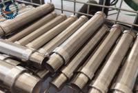 China 316l 38mm Diameter Wound Stainless Steel Wedge Wire Screen With Dn25 Male Threaded for sale