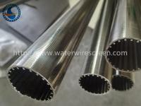 China Full Welded Stainless Steel 316l Odm Wedge Wire Screen Pipe for sale