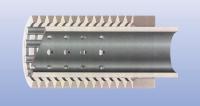 China Pipe Based Wrapped Sand 132mm Dia V Wire Screen Tube Stainless Steel Grade 316l for sale