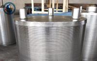 China Slotted Cylindrical Wedge Wire Filter Basket Strainer 316l Stainless Steel for sale