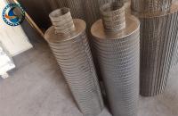 China 201 Stainless Steel Profile Reusable 25u Reverse Wedge Wire Screen Filter Element for sale