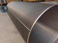 China 304 Ss Slotted Wedge Wire Screen Pipe For Mineral Aggregate Processing for sale