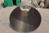 China 304 Ss Slotted Wedge Wire Screen Pipe For Mineral Aggregate Processing for sale