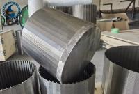 China Welded Stainless Steel 0.3mm Slotted Wedge Wire Pipe Cylinder Type for sale