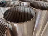 China Welded Stainless Steel 0.3mm Slotted Wedge Wire Pipe Cylinder Type for sale