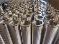 China Cylinder Type Slotted Wedge Wire Screen Pipe Basket Strainer Stainless Steel for sale
