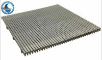 China Flat Profile Acid Washing Wedge Wire Screen Panels Stainless Steel 304 for sale