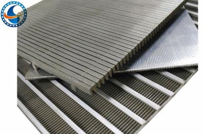 China Flat Profile Acid Washing Wedge Wire Screen Panels Stainless Steel 304 for sale