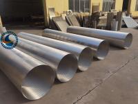 China 316l Stainless Steel Profile Wire CIQ Rotary Drum Screen Cylinders for sale