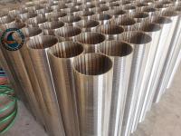China 2507 Duplex Steel V Wire Screen Filter Cylinder With 0.13±0.02mm Slot for sale