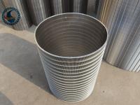 China Reversed Profile Slotted Wedge Wire Pipe Stainless Steel 304 for sale