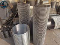 China Reversed Profile Slotted Wedge Wire Pipe Stainless Steel 304 for sale