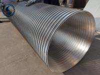 China Reversed Profile Slotted Wedge Wire Pipe Stainless Steel 304 for sale