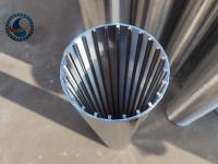 China 18s Profile Full Welded Wedge Wire Screen With Q35 Support Rod for sale