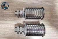 China Wedge Wire Screen Filter 304 Stainless Steel Water Nozzle With M24 Threaded for sale