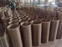 China Stainless Steel 304l Wedge Wire Screen Pipe Acid Washing Surface for sale