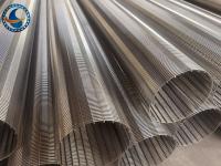 China Stainless Steel 304l Wedge Wire Screen Pipe Acid Washing Surface for sale