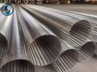 China Stainless Steel 304l Wedge Wire Screen Pipe Acid Washing Surface for sale