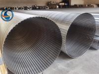 China Wastewater Treatment Wedge Wire Screen Tube 25um Slot for sale