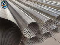 China Wastewater Treatment Wedge Wire Screen Tube 25um Slot for sale