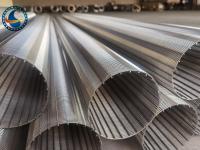 China Wastewater Treatment Wedge Wire Screen Tube 25um Slot for sale