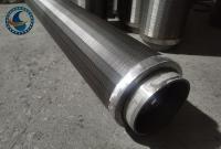 China Full Welded Profile Wedge Wire Screen Pipe Stainless Steel for sale