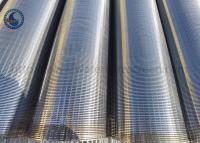 China Stainless Slot 40mm Wire Wrapped Screen Water Well Sand Control Tube for sale