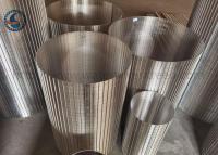 China Johnson Mesh Tube 25mm Slot Wire Wrapped Screen For Filter for sale