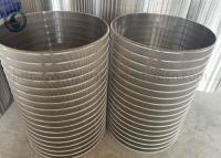 China Slotted Tube Johnson Screen 304 Wedge Wire Screen Filter For Filtration for sale