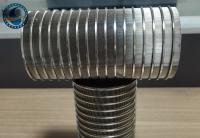 China Id 100mm Reverse Rolled Wedge Wire Screen Filter 304 Stainless Steel for sale