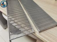 China Stainless Steel 316l Wedge Wire Panel Screen For Floor Drain Filter for sale