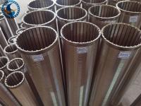 China Sus Polished Wedge Wire Screen Pipe To Liquid Solids Separation for sale
