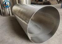 China Ss 316l Wedge Wire Screen Basket Diameter 915mm Vee Profile for sale